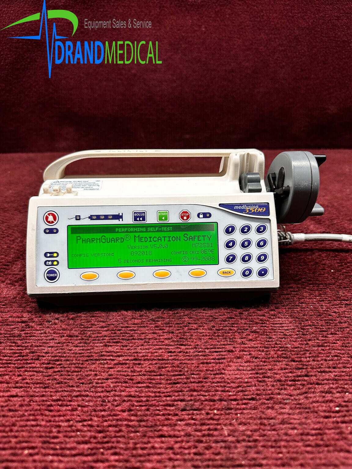 Smith's Medical Medfusion 3500 Syringe Pump(B7-3) - Medsold