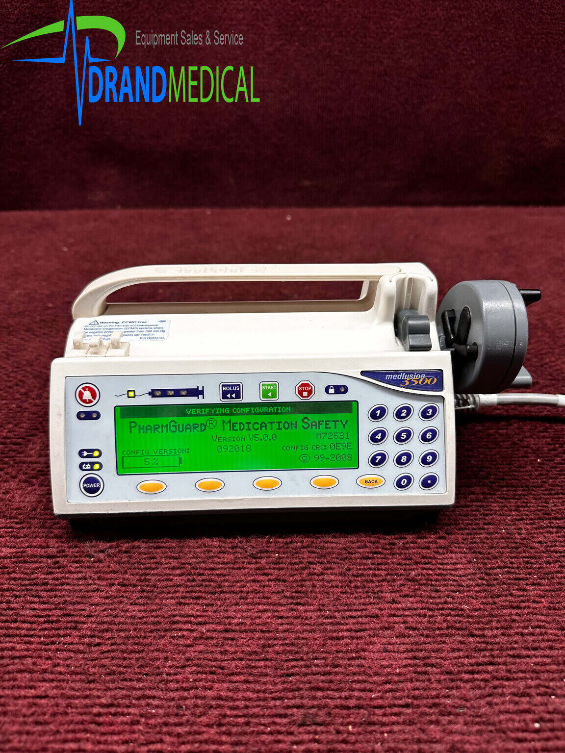 Smith's Medical Medfusion 3500 Syringe Pump(B7-3) - Medsold