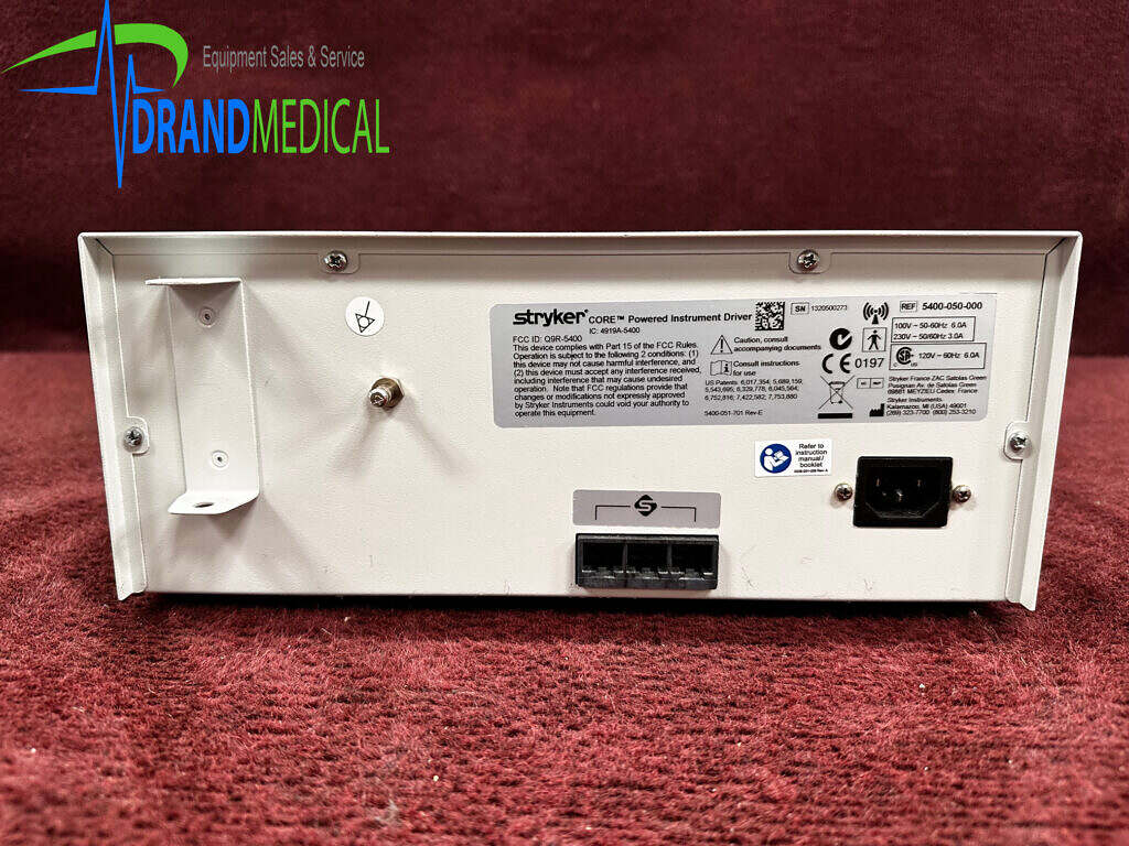 Stryker 5400-050-000 Core Powered Instrument Driver w/ Footswitch ...