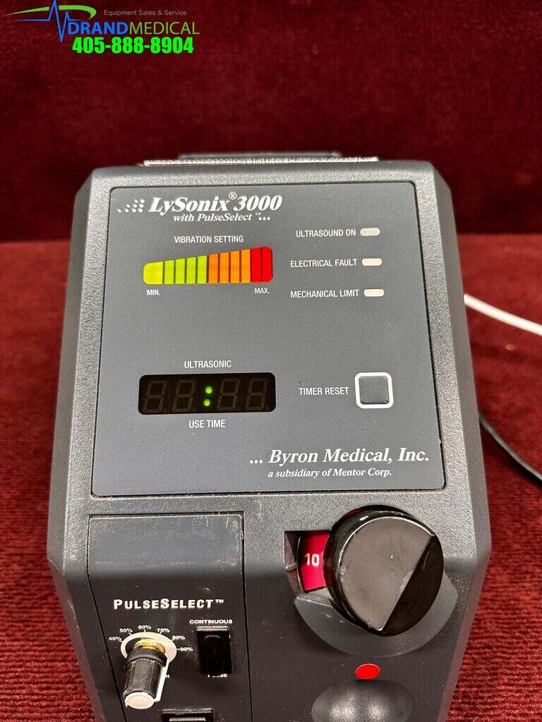 BYRON MEDICAL LYSONIX 3000 MODEL LY-3000 LIPOSUCTION MACHINE - Medsold