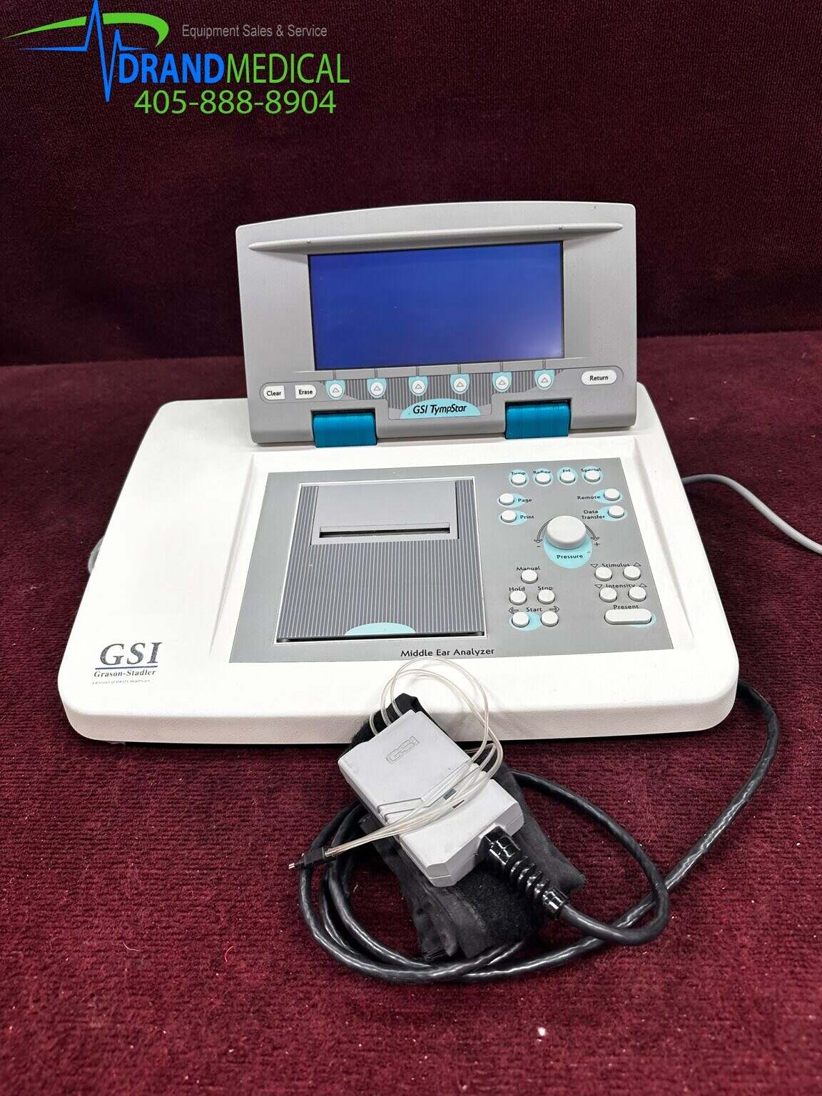 Grason Stadler GSI TympStar Comprehensive Middle Ear Analyzer - Medsold