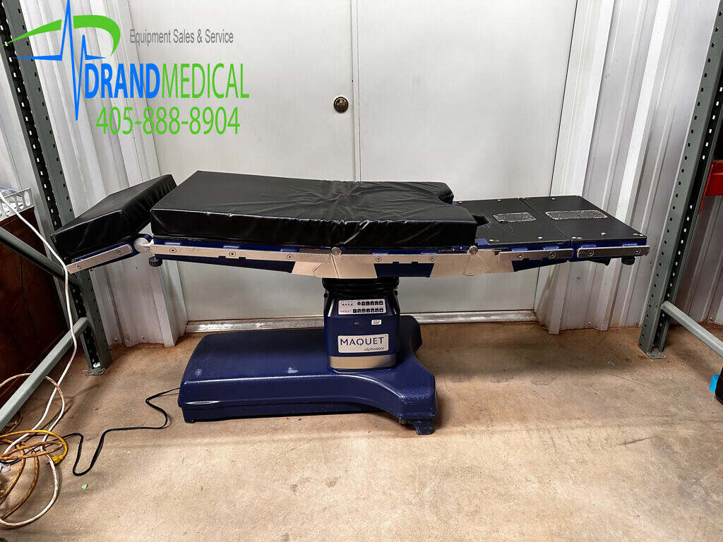 Maquet AlphaStar Surgical Table with Pads and Remote - Medsold