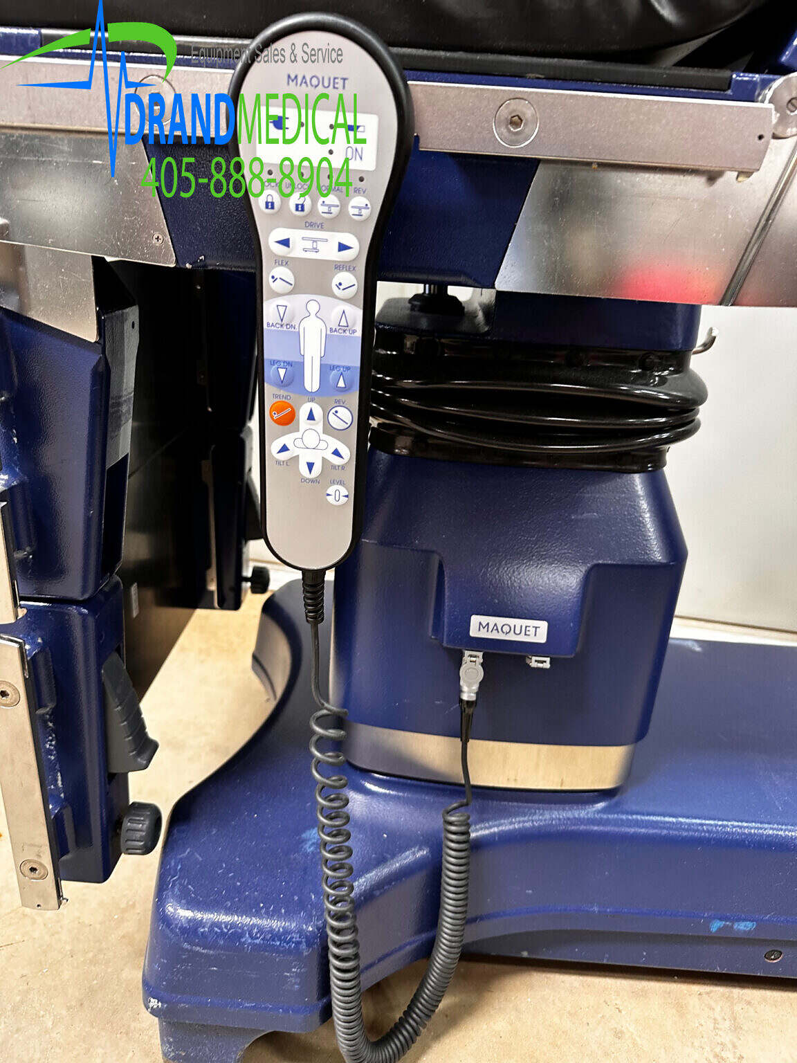 Maquet AlphaStar Surgical Table with Pads and Remote - Medsold