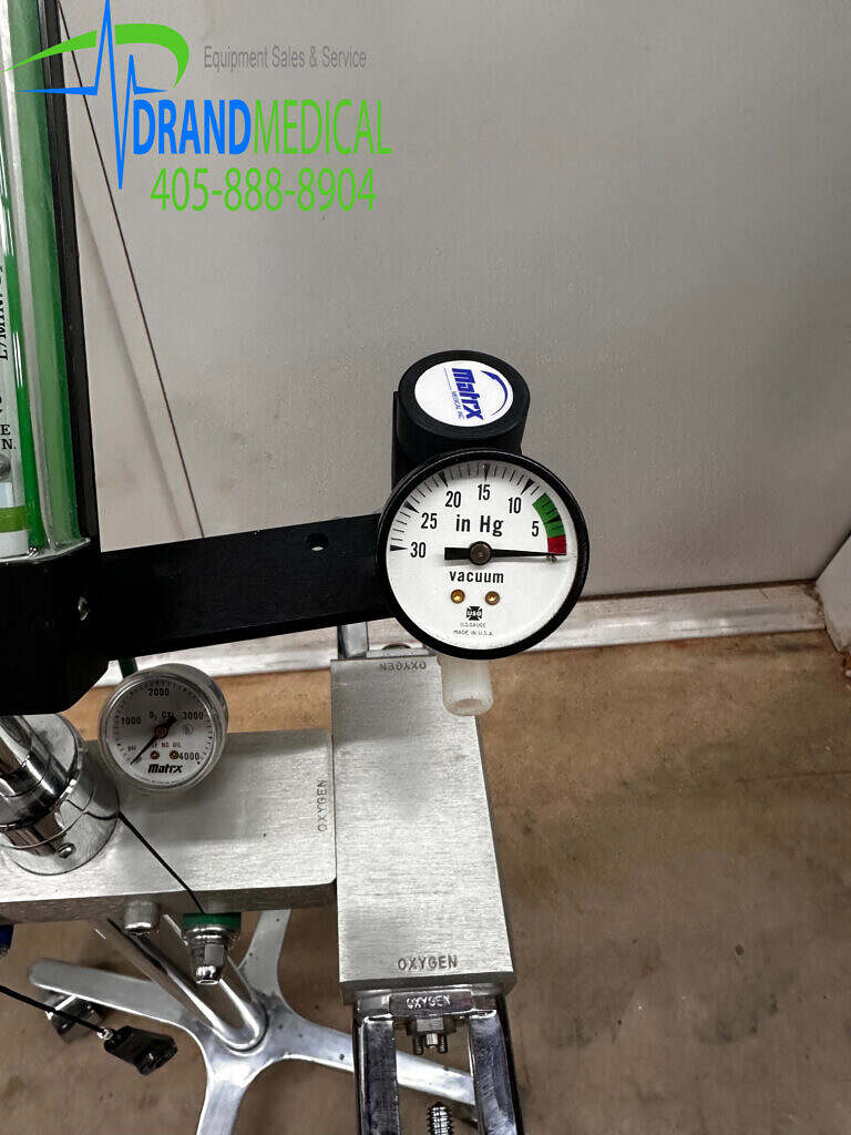 Matrx MDM Dental Nitrous N20 Oxide Flowmeter with Hoses - Medsold