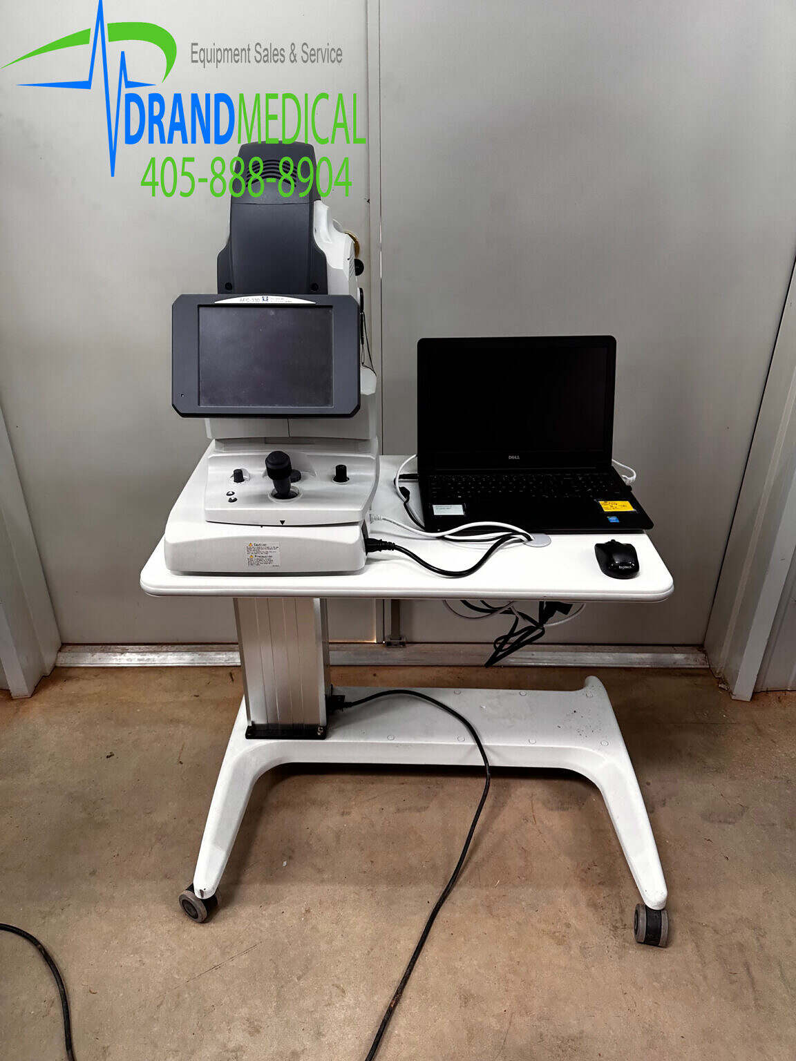 nidek AFC 330 non mydriatic fundus camera W laptop W/ NAVIS-EX and ...