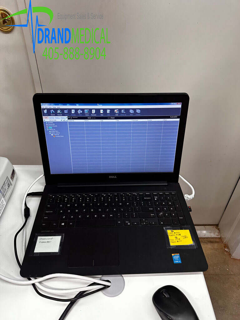 nidek AFC 330 non mydriatic fundus camera W laptop W/ NAVIS-EX and ...