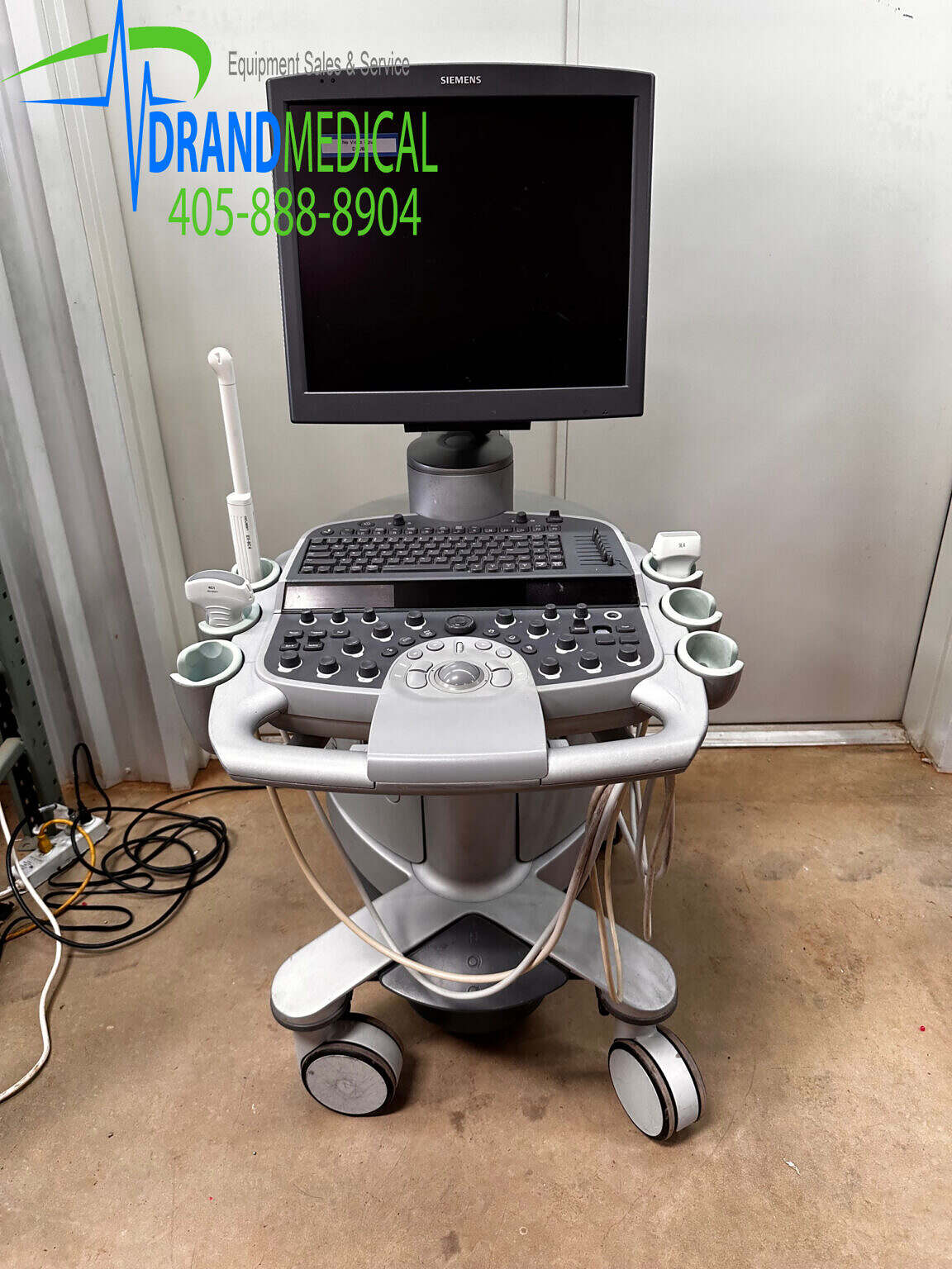 Siemens Acuson S2000 Ultrasound System 4C1 & EV-8C4 & 9L4 Probes - Medsold