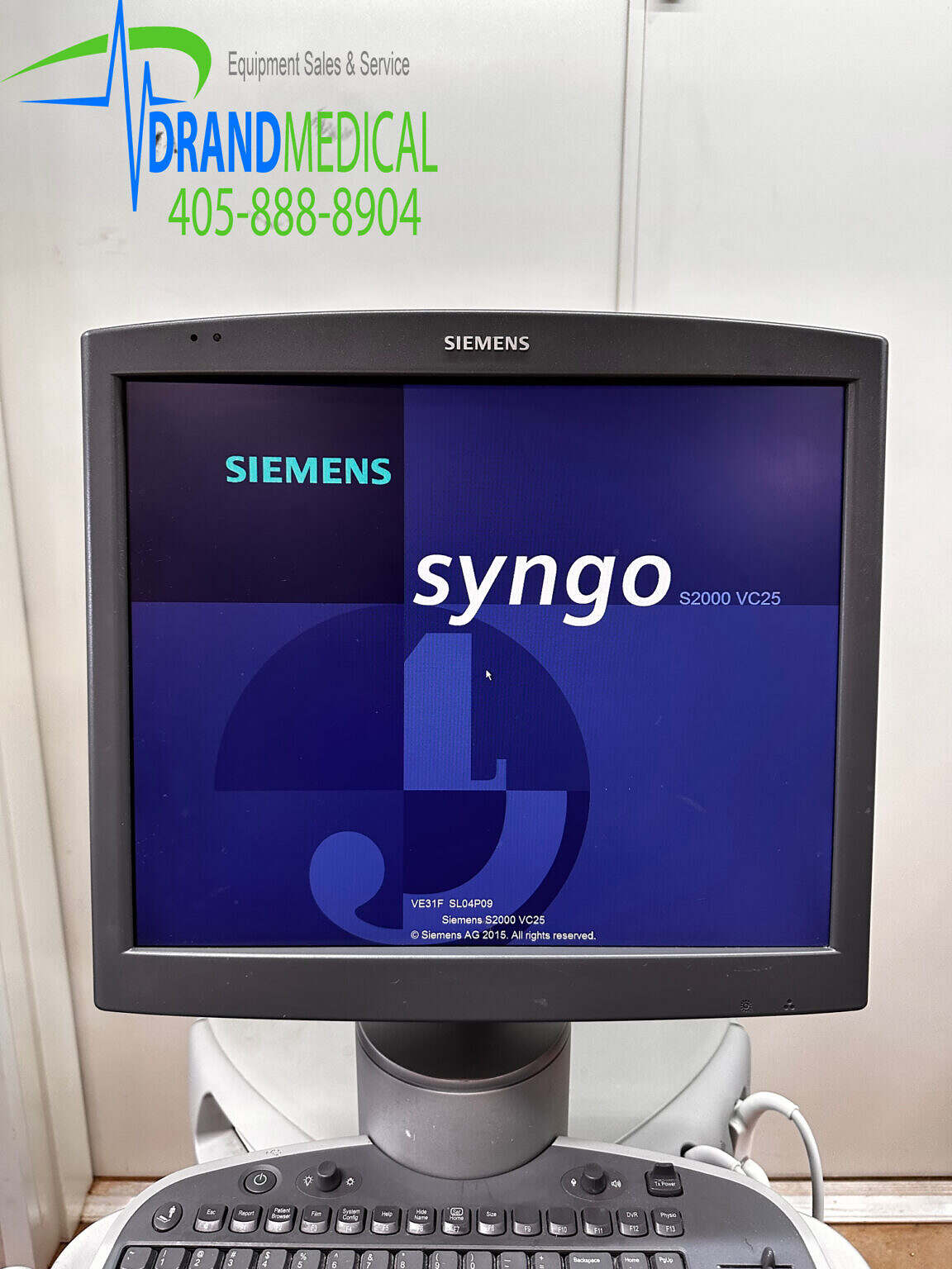 Siemens Acuson S2000 Ultrasound System 4C1 & EV-8C4 & 9L4 Probes - Medsold