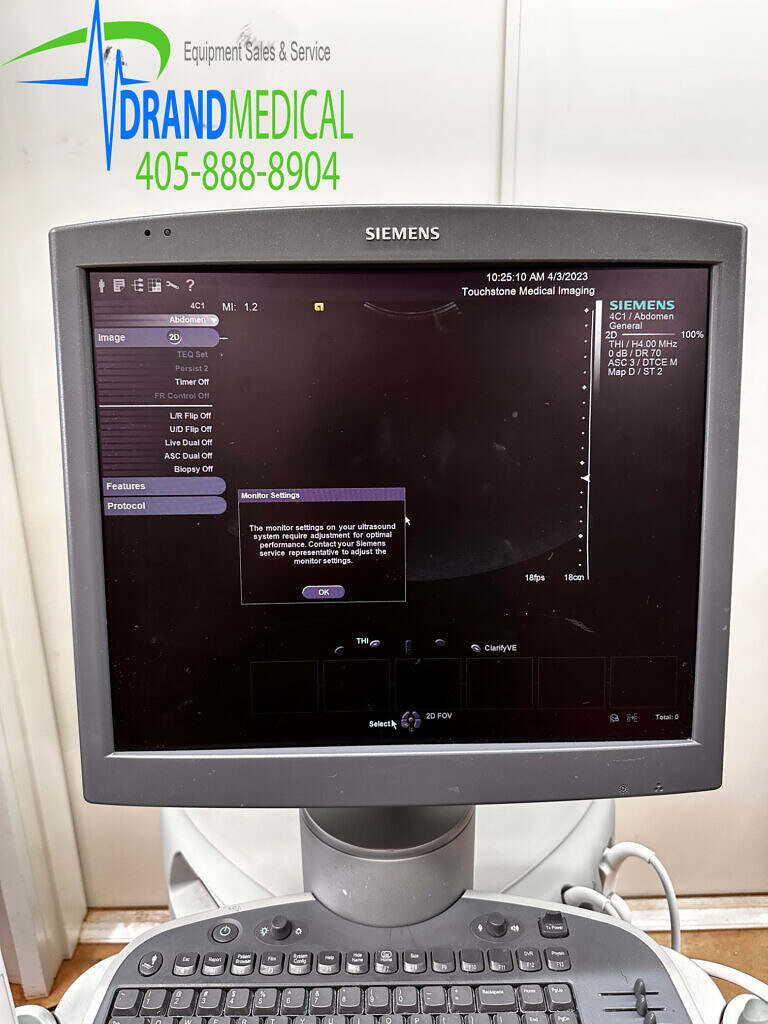 Siemens Acuson S2000 Ultrasound System 4C1 & EV-8C4 & 9L4 Probes - Medsold