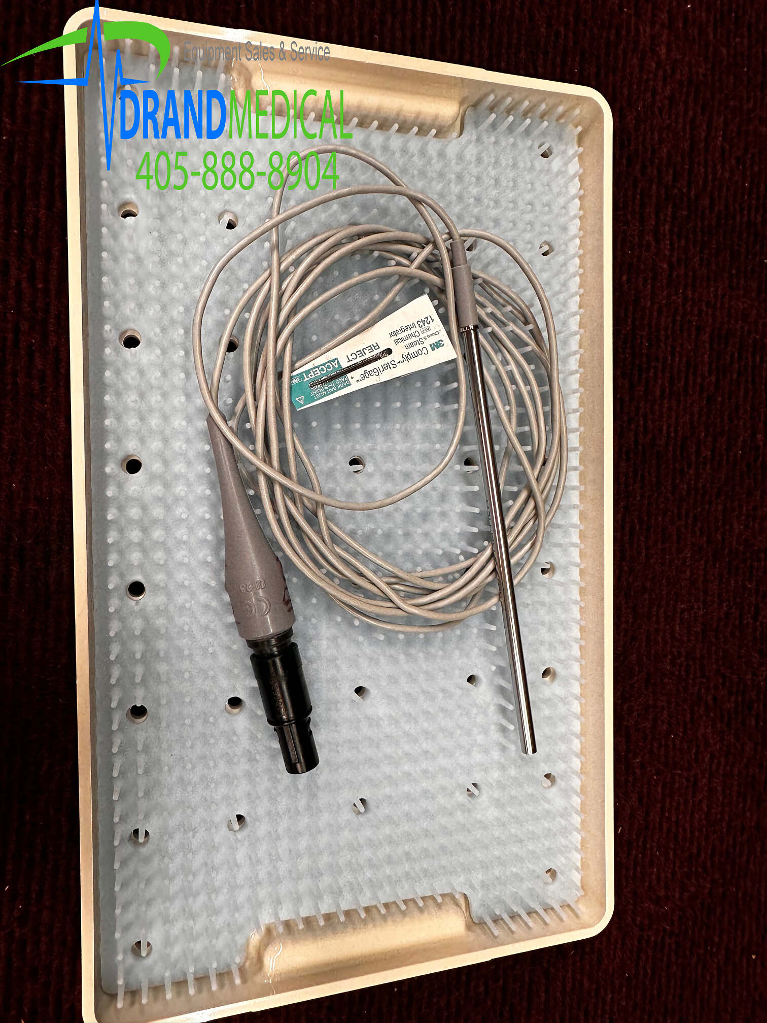 Smith & Nephew 7210271 RF Denervation Probe 10cm & Sterilization Case ...