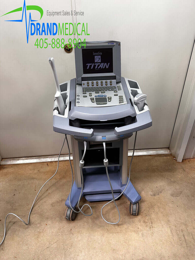 Sonosite Titan Ultrasound W/ICT/8-5 & C60/5-2 Probes & Triple ...