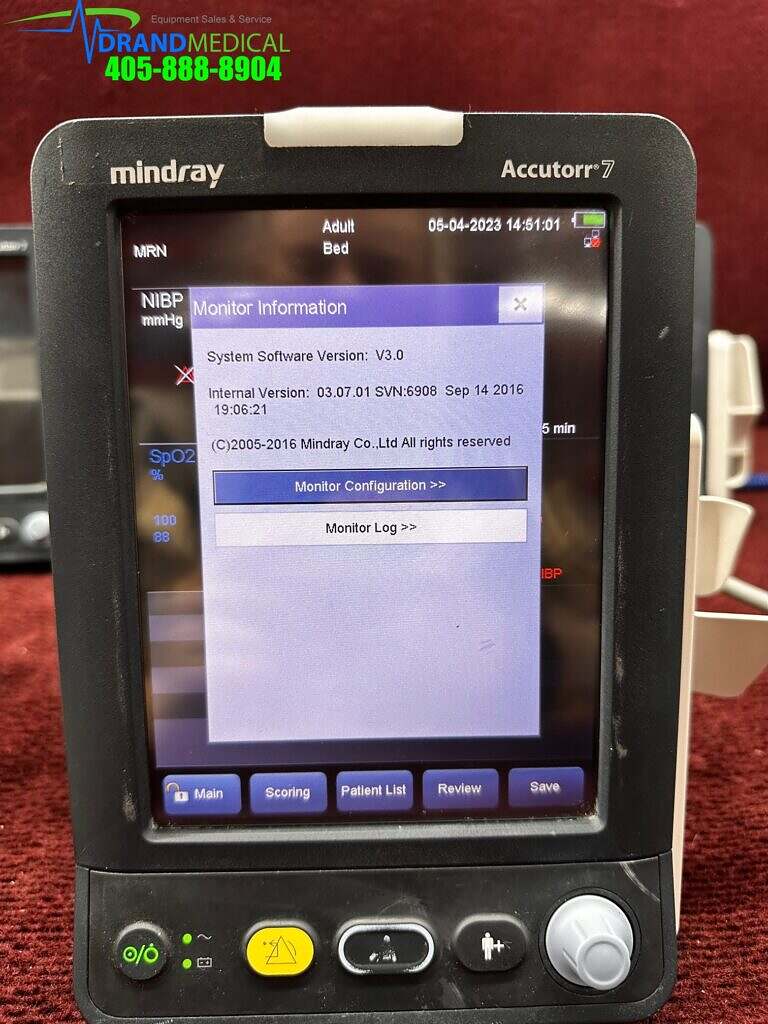 Lot of 10 Mindray Medical Accutorr 7 Vital Signs Monitor - Medsold