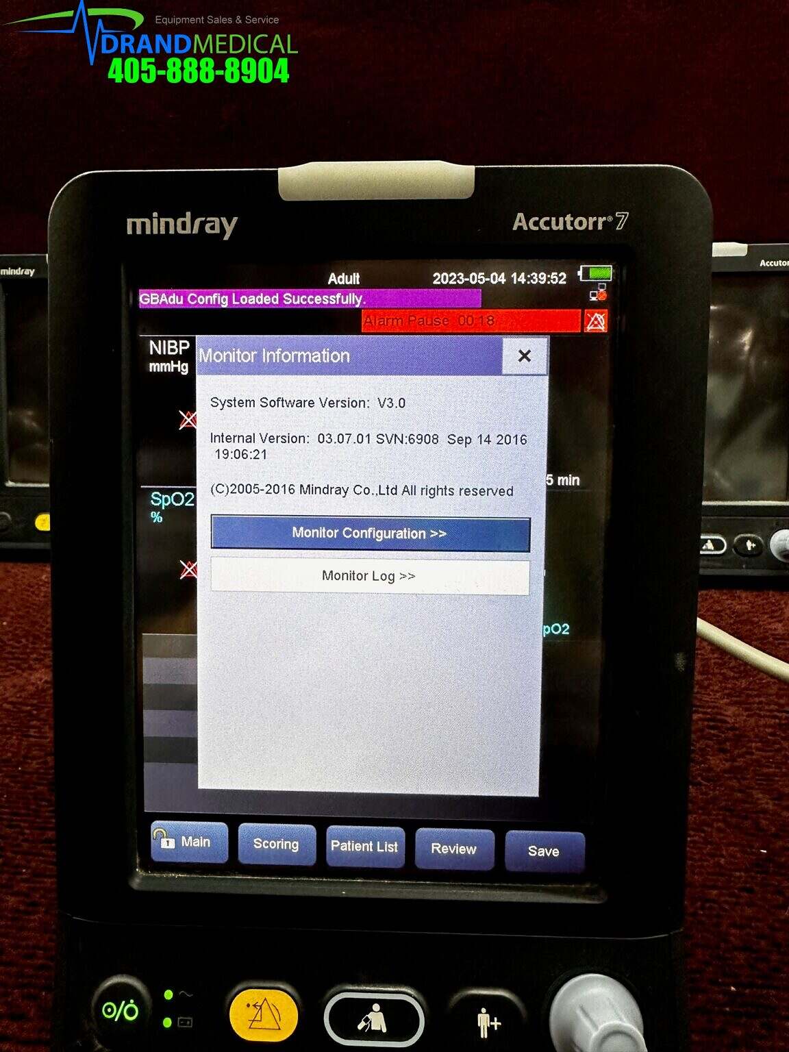 Lot of 10 Mindray Medical Accutorr 7 Vital Signs Monitor - Medsold