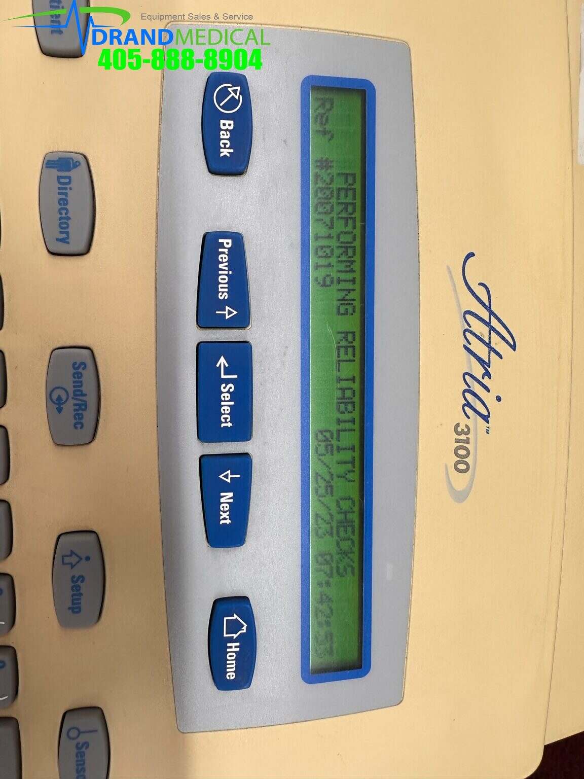 BURDICK ATRIA 3100 EKG ECG With Patient cable - Medsold