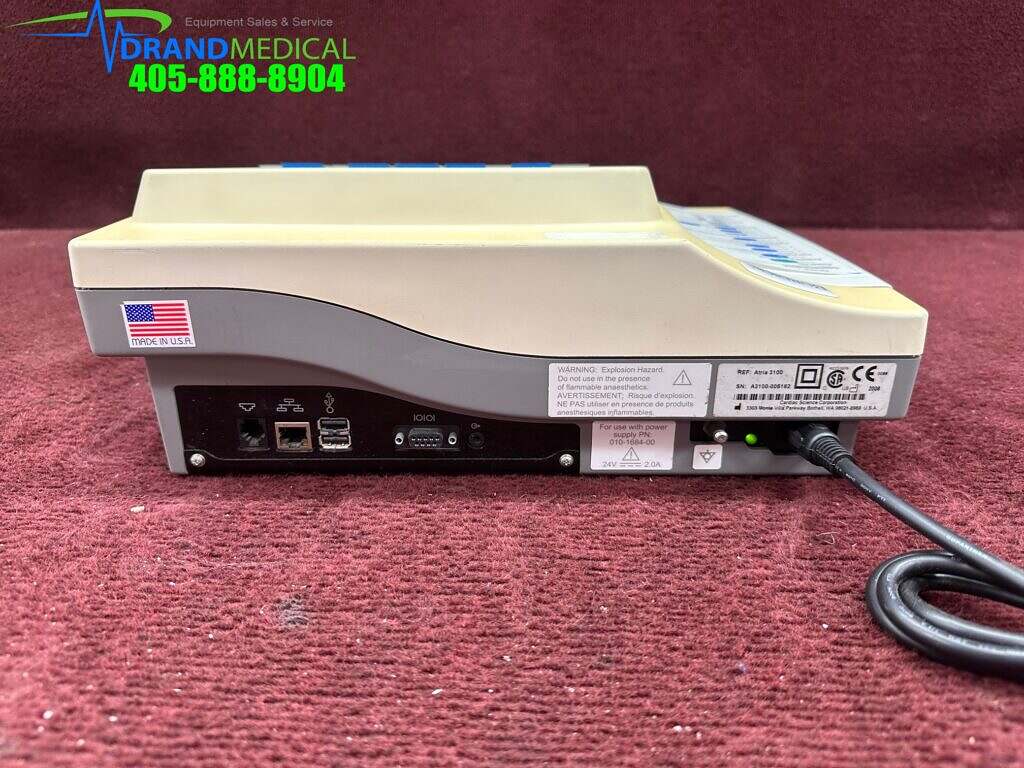 BURDICK ATRIA 3100 EKG ECG With Patient cable - Medsold