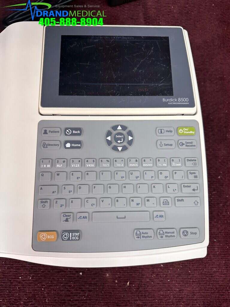 Cardiac Science Burdick 8500 Electrocardiograph ECG Machine With ...