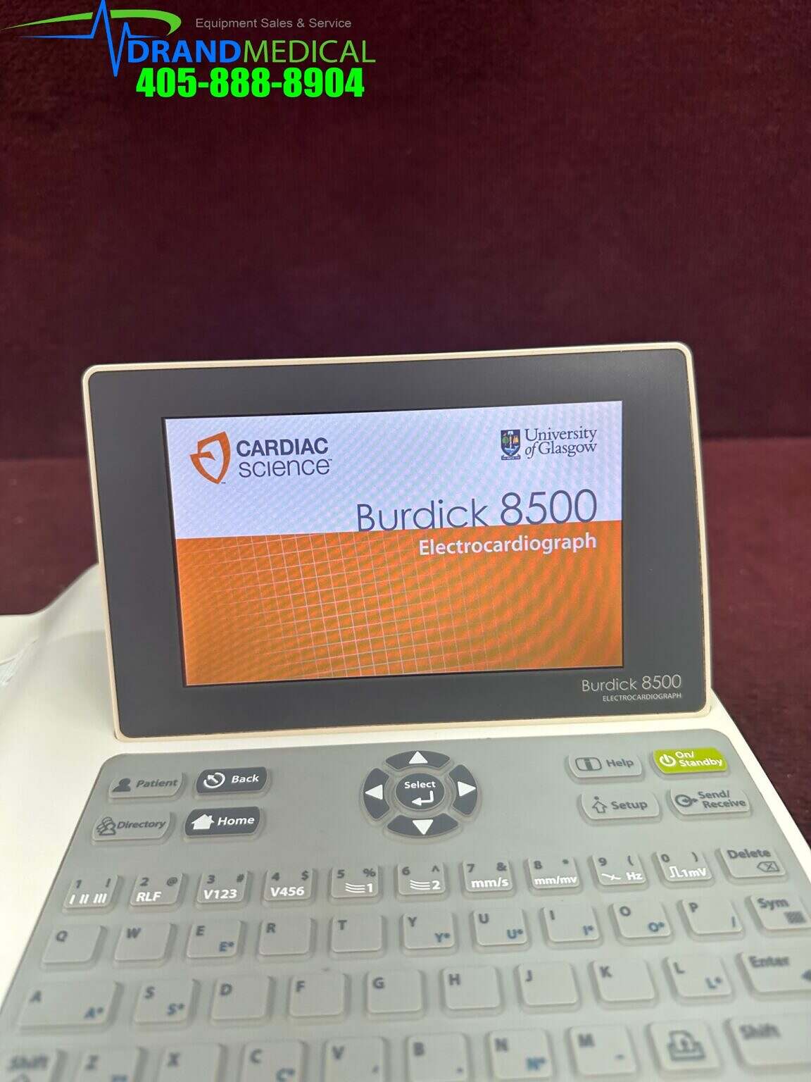 Cardiac Science Burdick 8500 Electrocardiograph ECG Machine With ...