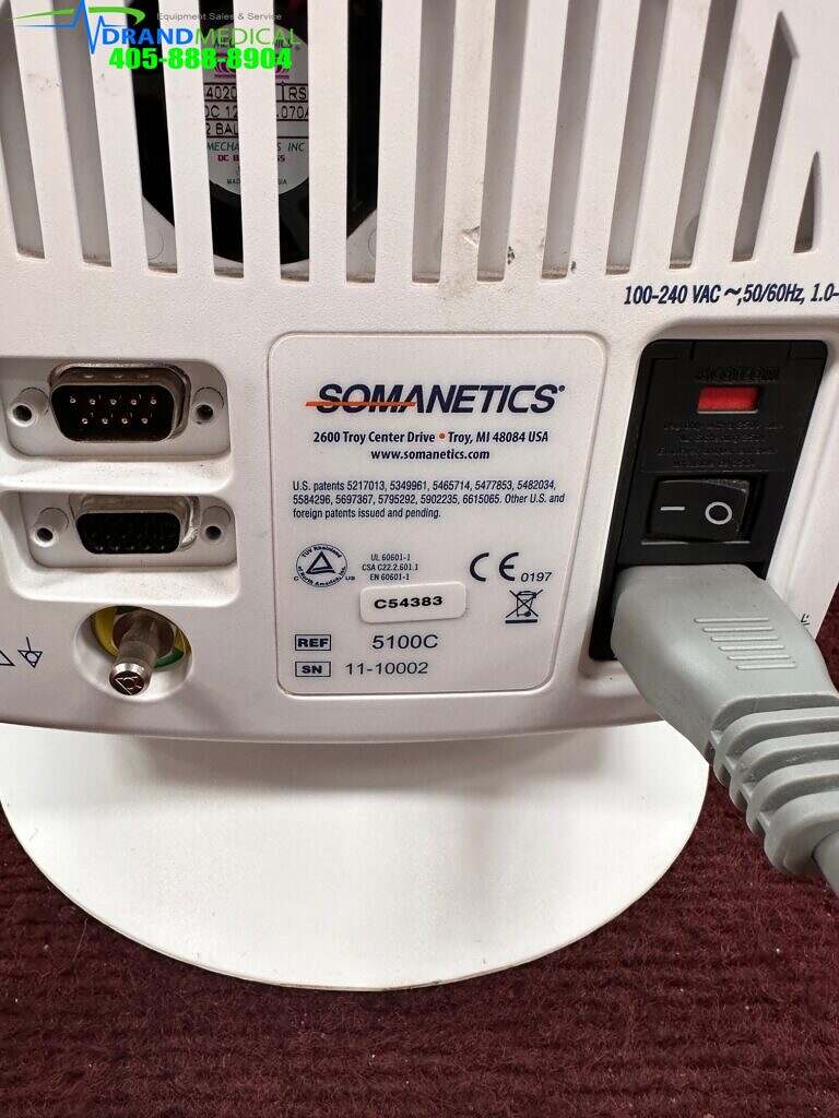Somanetics Invos Oximeter 5100C Cerebral Somatic w/ Preamplifier 5100C ...