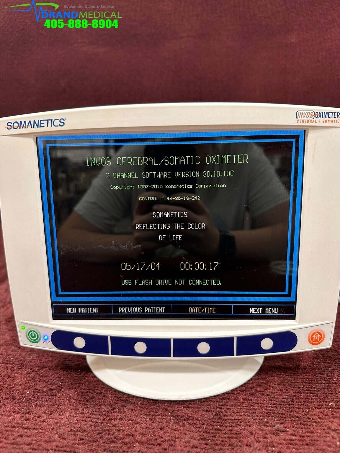 Somanetics Invos Oximeter 5100C Cerebral Somatic w/ Preamplifier 5100C ...