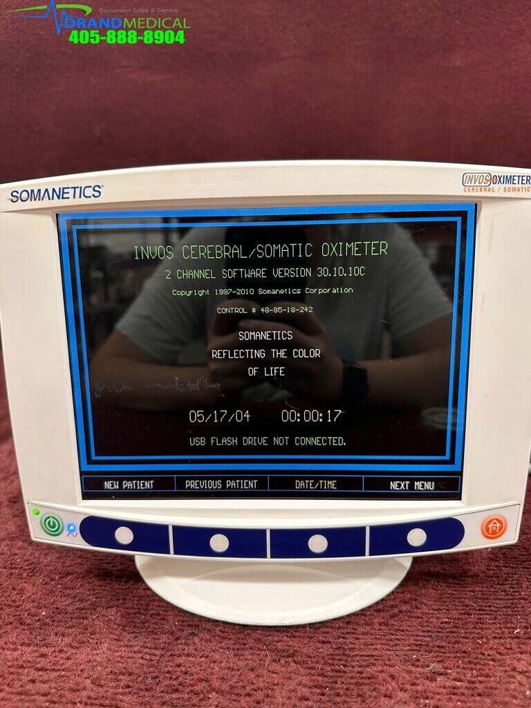 Somanetics Invos Oximeter 5100C Cerebral Somatic w/ Preamplifier 5100C ...