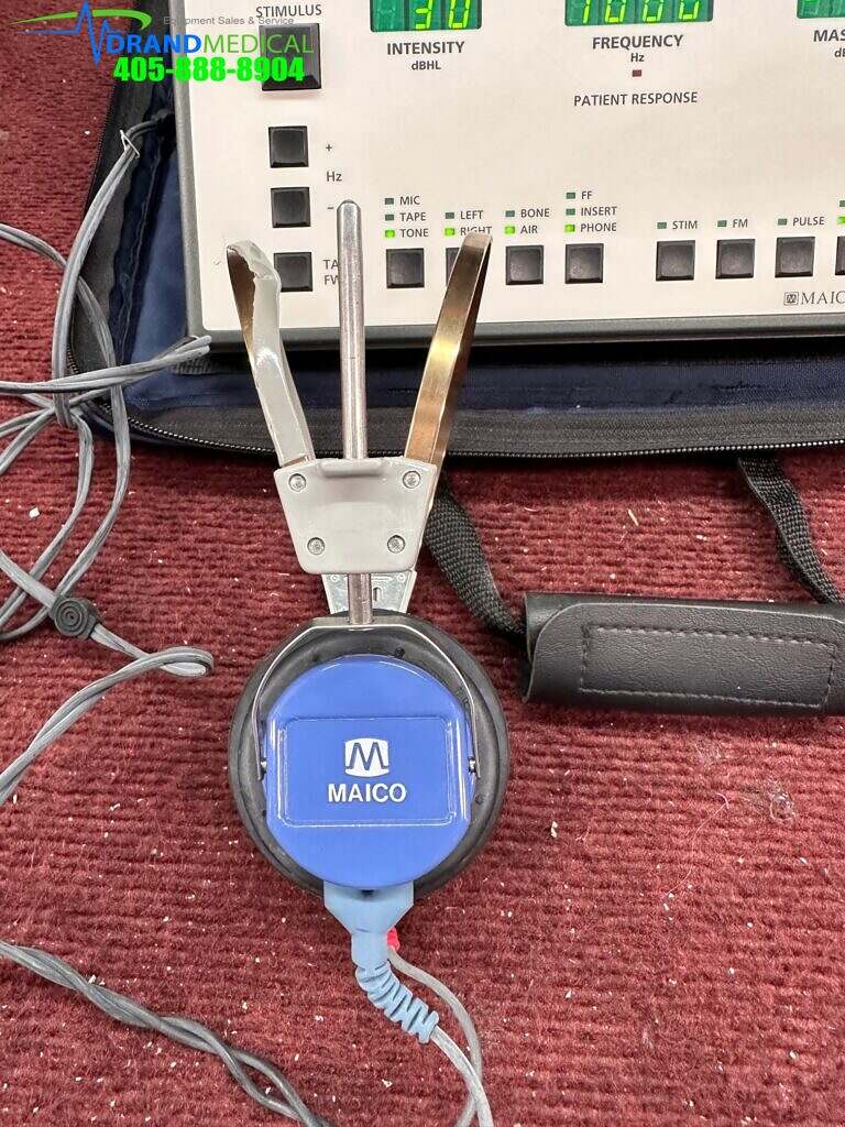 Maico MA41 Portable Air Bone Speech Audiometer Case W/ Accessories(D7-2 ...