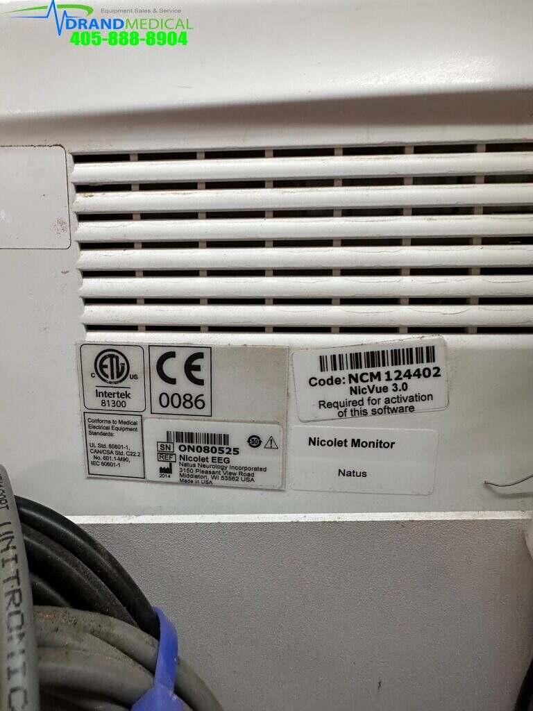 Viasys Natus Neurology Nicolet NicoletOne EEG Electroencephalography ...
