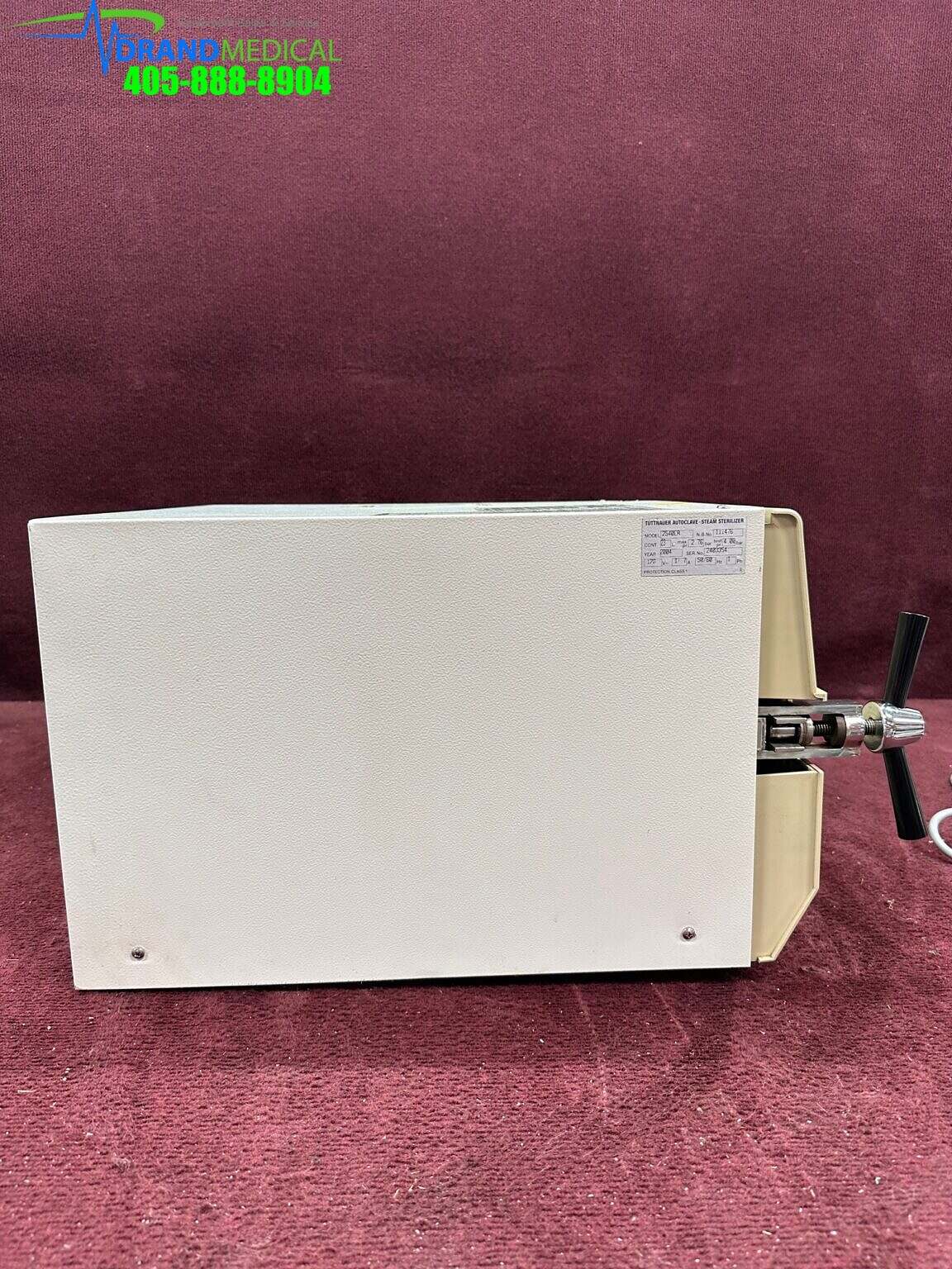 Tuttnauer 2540EA Autoclave Steam Sterilizer - Medsold