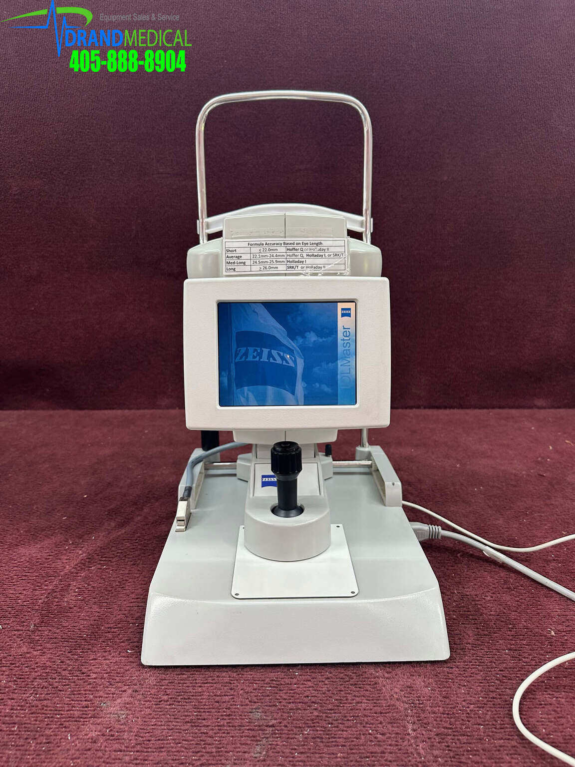 Carl Zeiss IOL Master REF: 1322-734 With Keyboard - Medsold