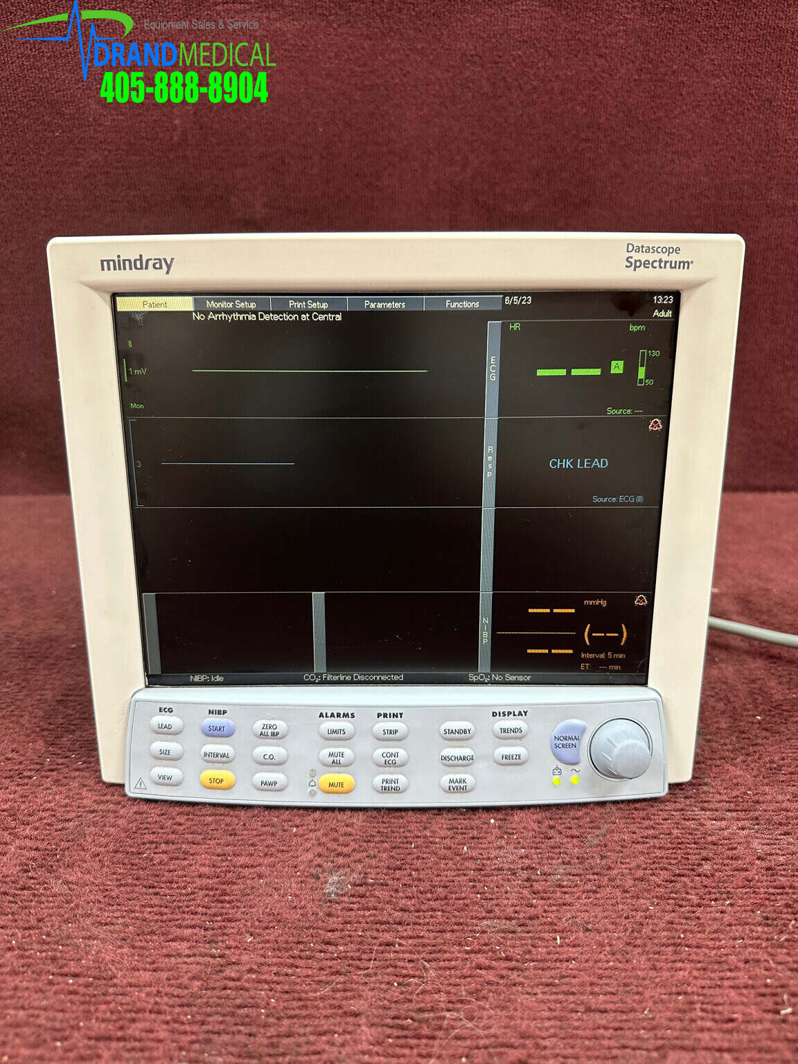 Mindray Datascope Spectrum C02, Nibp, Masimo, Ecg, Record,Temp (B1-3 ...
