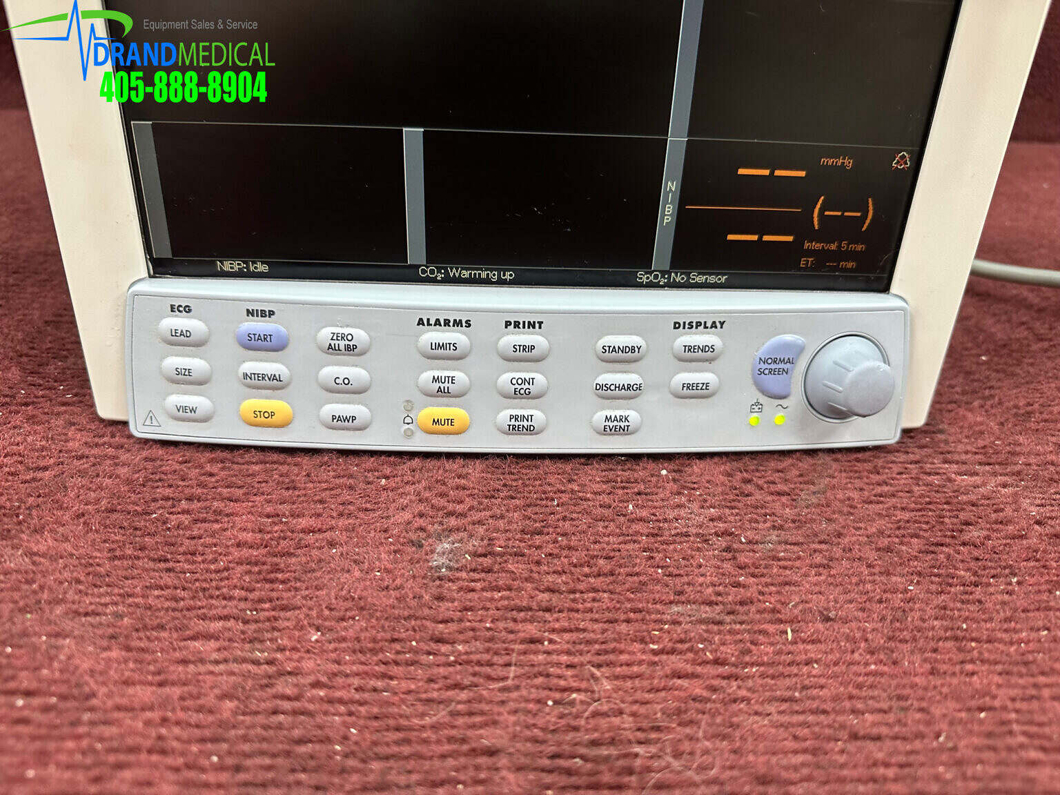 Mindray Datascope Spectrum C02, Nibp, Masimo, Ecg, Record,Temp (B1-3 ...