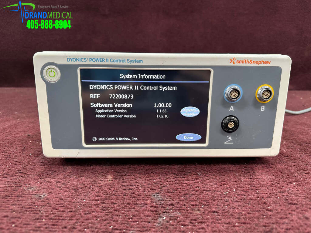 Dyonics Smith & Nephew 72200873 Power II Control System w/ 72201092 ...