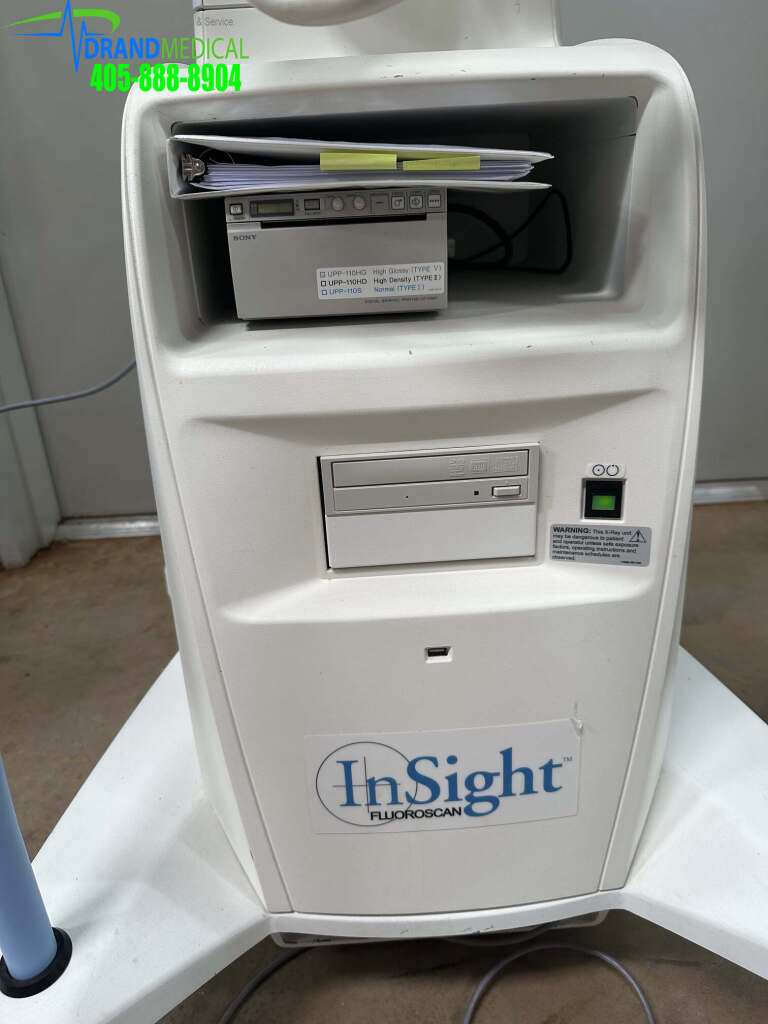 HOLOGIC FLUOROSCAN INSIGHT 2 MINI C-ARM SYSTEM W/ FOOTSWITCH & PRINTER ...