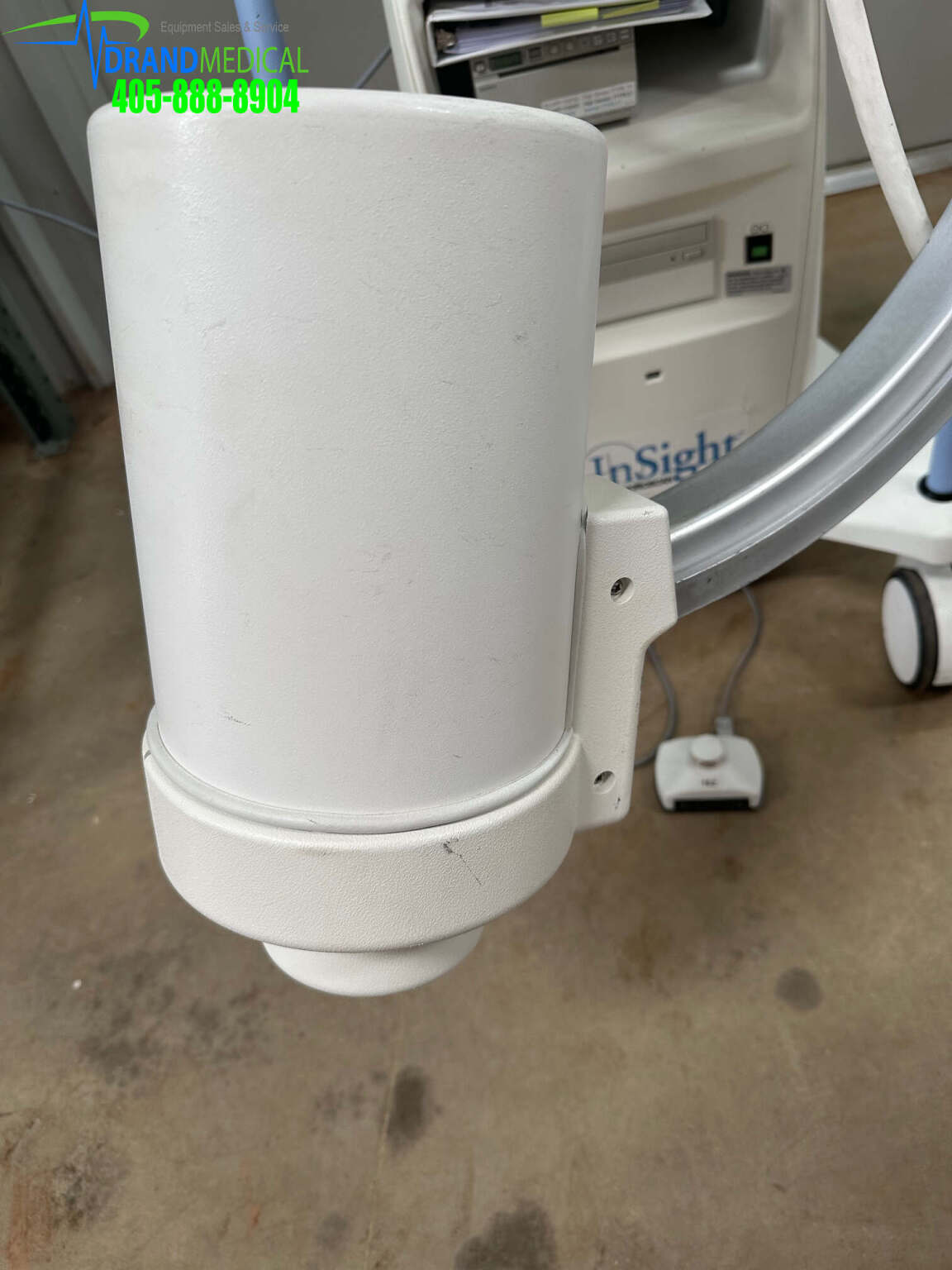 HOLOGIC FLUOROSCAN INSIGHT 2 MINI C-ARM SYSTEM W/ FOOTSWITCH & PRINTER ...