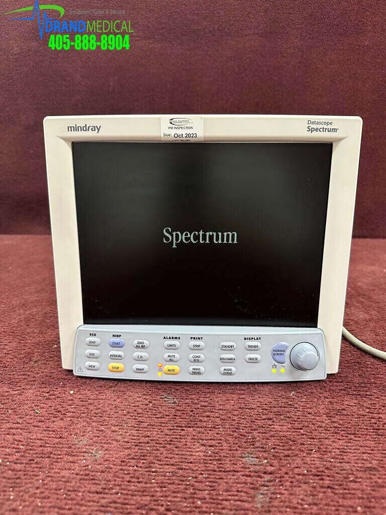 Datascope Spectrum Monitor - ECG, SpO2, NiBP, Co2, Temp, Printer(B1-3 ...