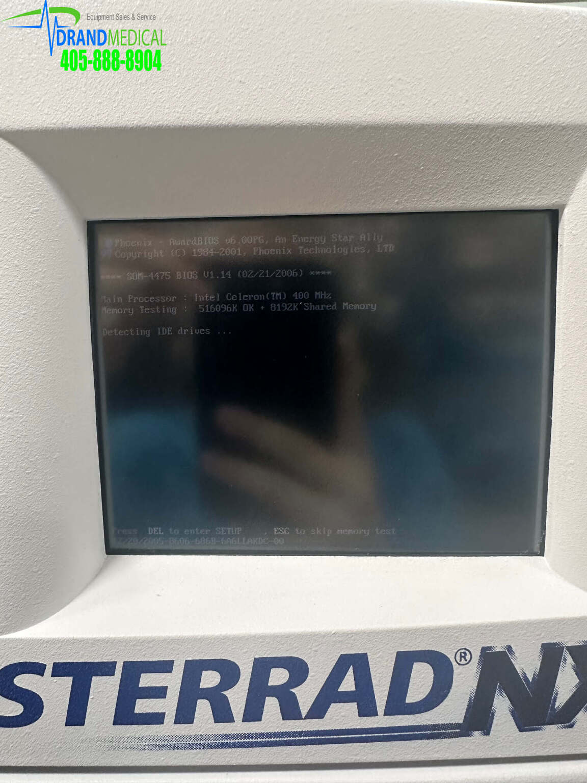 ASP Sterrad NX 10033 Sterilizer w/ Cart - Medsold