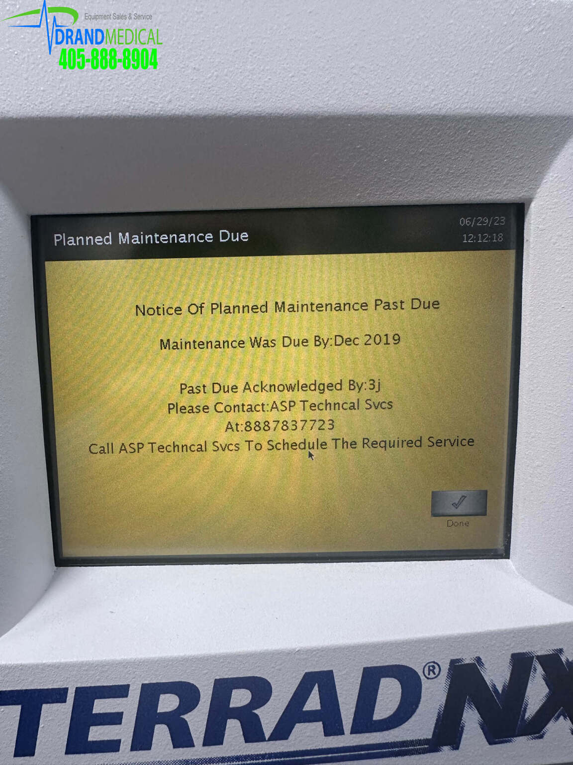 ASP Sterrad NX 10033 Sterilizer w/ Cart - Medsold