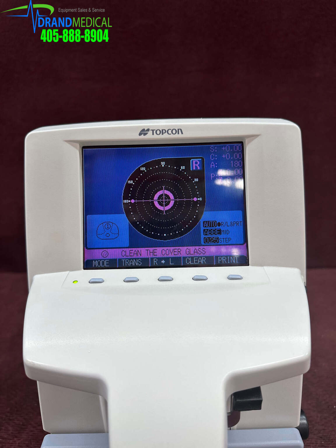 Topcon CL-200 Computerized Lensometer - Medsold