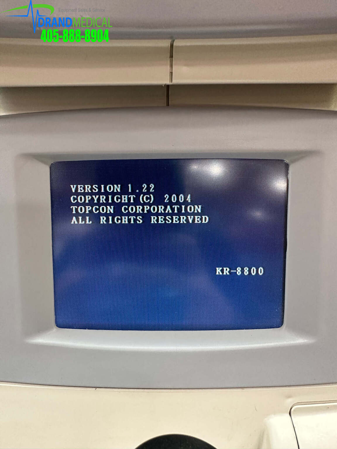 Topcon KR-8800 Auto Kerato-Refractometer - Medsold