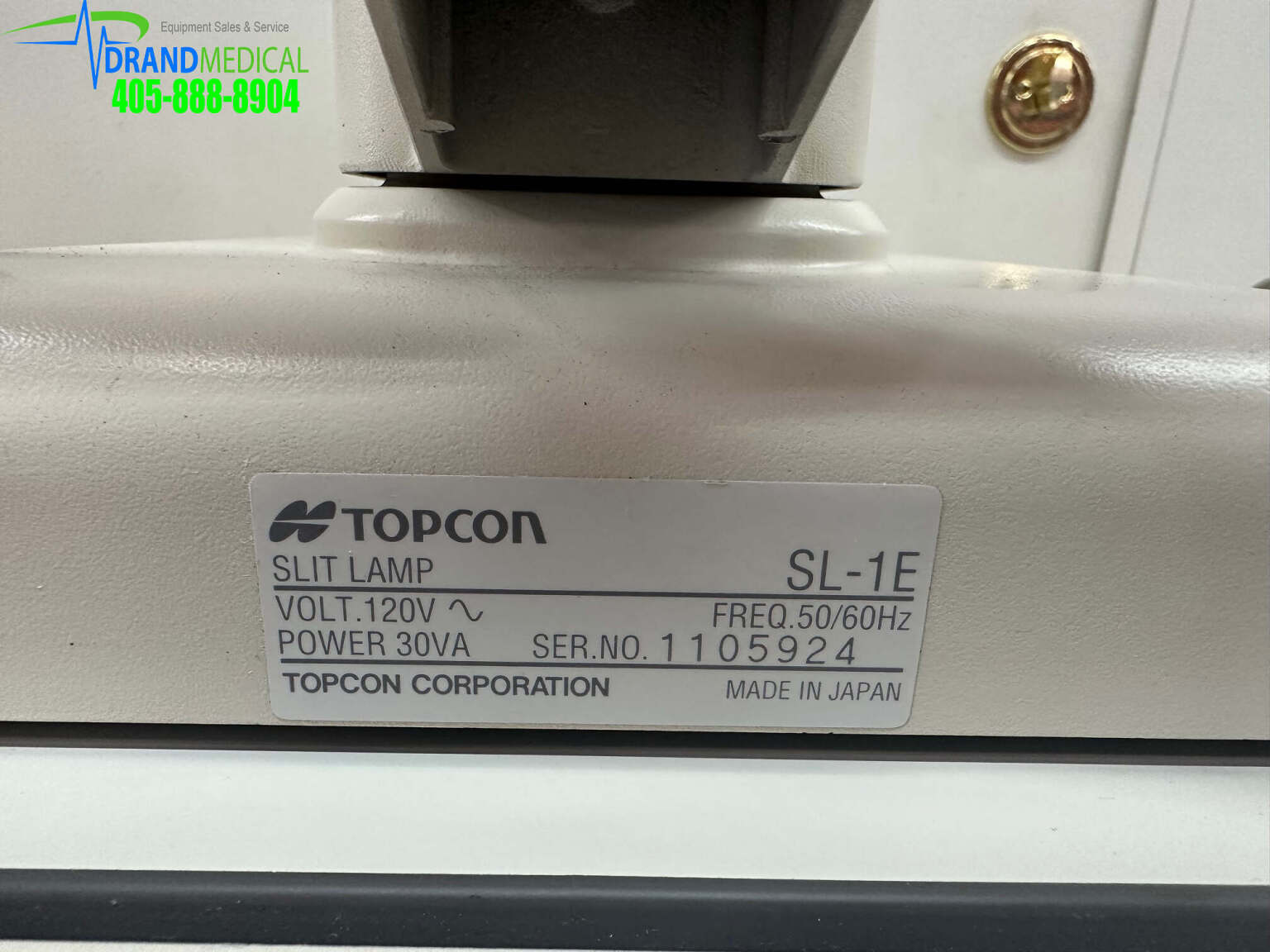 Topcon SL-1E Slit Lamp - Medsold