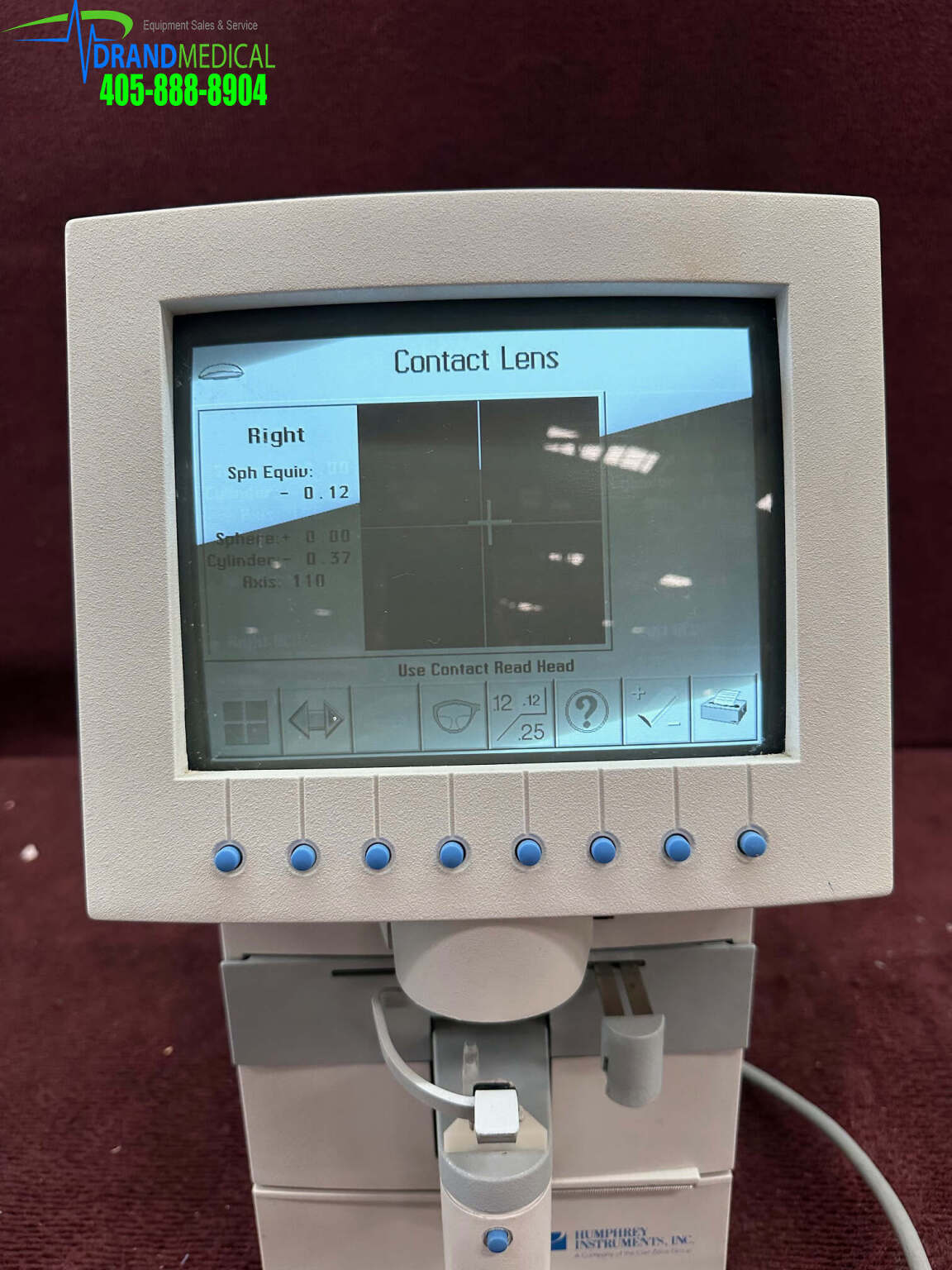 Zeiss Humphrey Model 350 Lens Analyzer - Medsold
