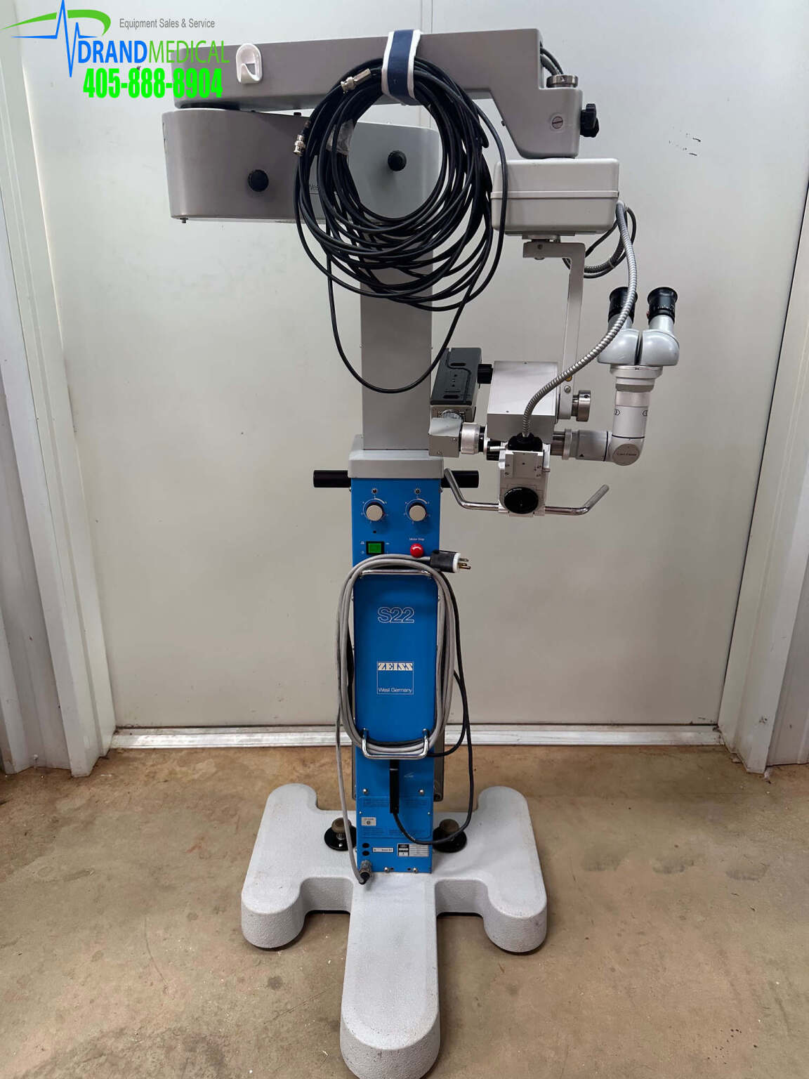 ZEISS OPMI S22 Stand Ophthalmic SURGICAL MICROSCOPE - Medsold