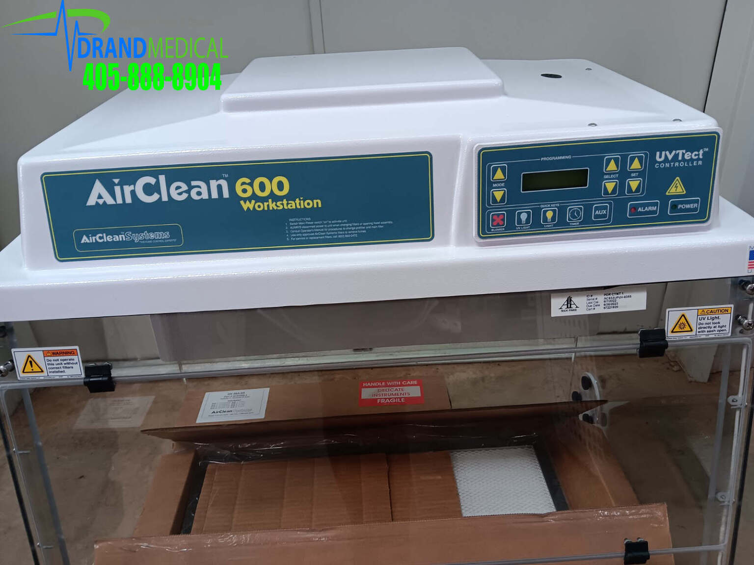 AirClean System AirClean 600 Workstation Version 5.00U0 - Medsold
