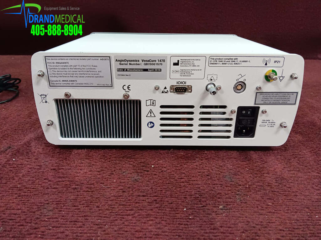 AngioDynamics VenaCure 1470 Surgical Laser - Medsold