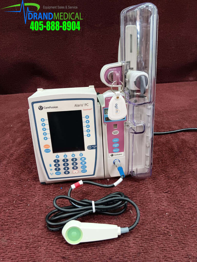 CareFusion Alaris 8015 PC W/ Alaris PCA 8015, button and key - Medsold