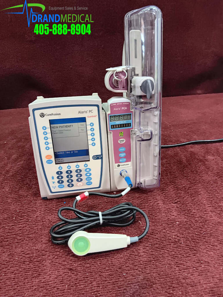 CareFusion Alaris 8015 PC W/ Alaris PCA 8015, button and key - Medsold