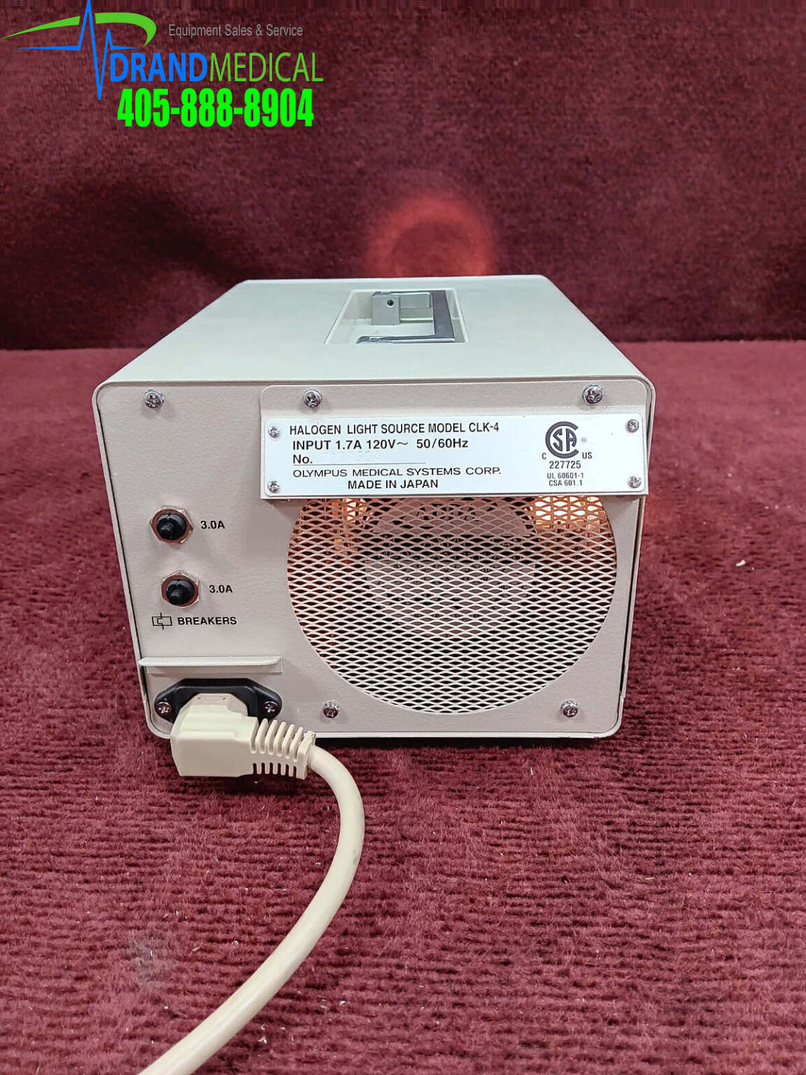 Olympus CLK-4 Halogen Light Source - Medsold