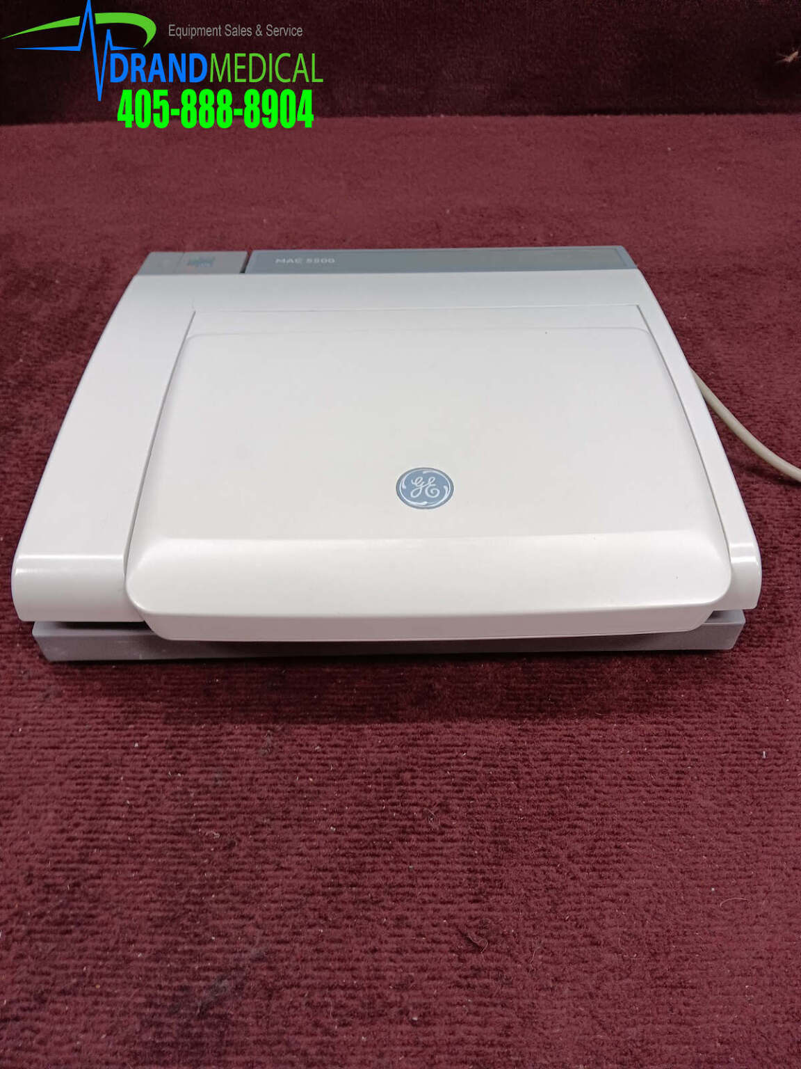 GE Marquette MAC 5500 Resting ECG EKG Monitor - Medsold