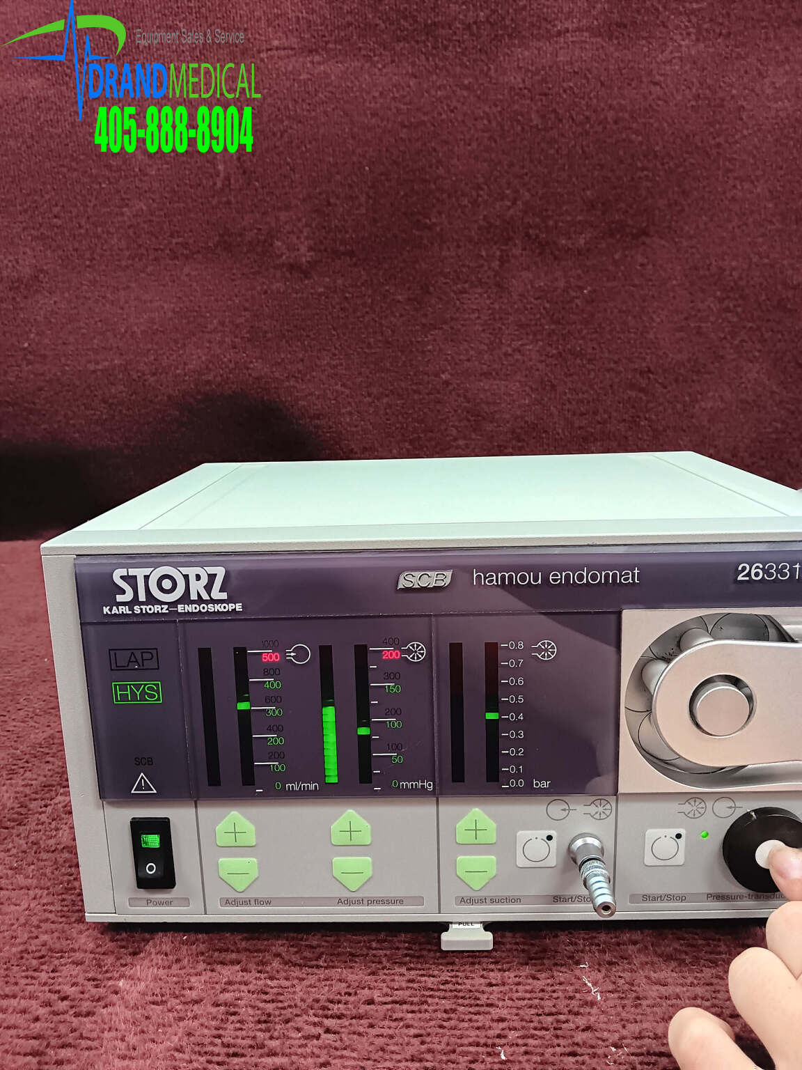 KARL STORZ 263310 20 HAMOU ENDOMAT PUMP SUCTION - Medsold