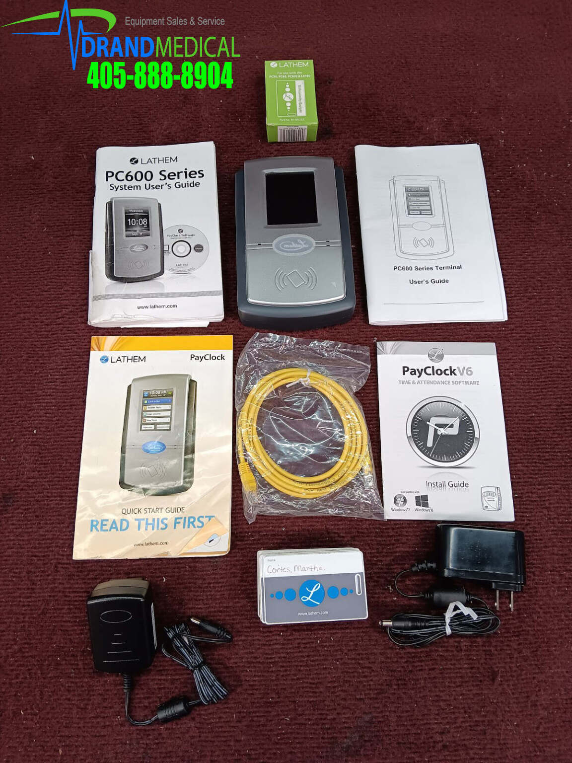 Lathem PC600 Touch Screen Time Clock System - Medsold