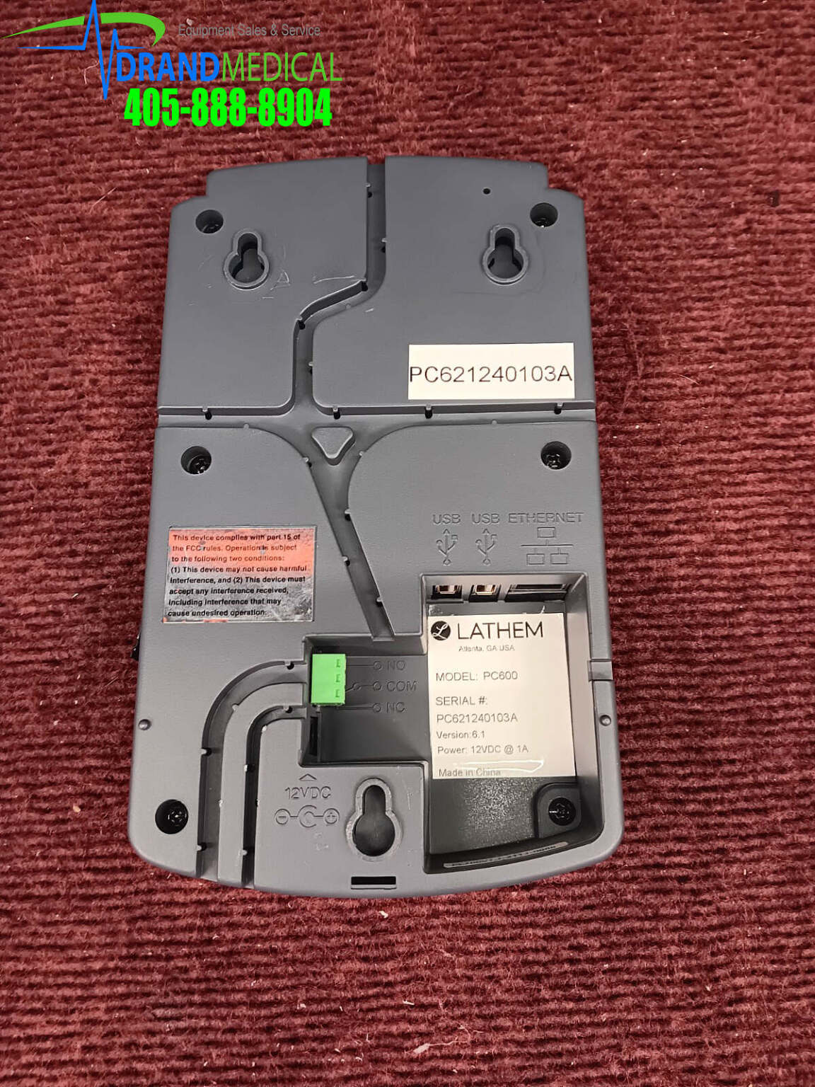 Lathem PC600 Touch Screen Time Clock System - Medsold